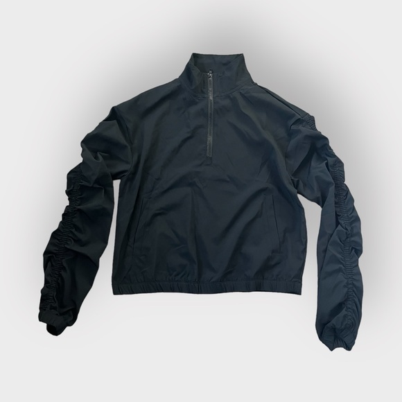 Marika | Tops | Marika Cycle House City Pro Black Ruched Long Sleeve ...